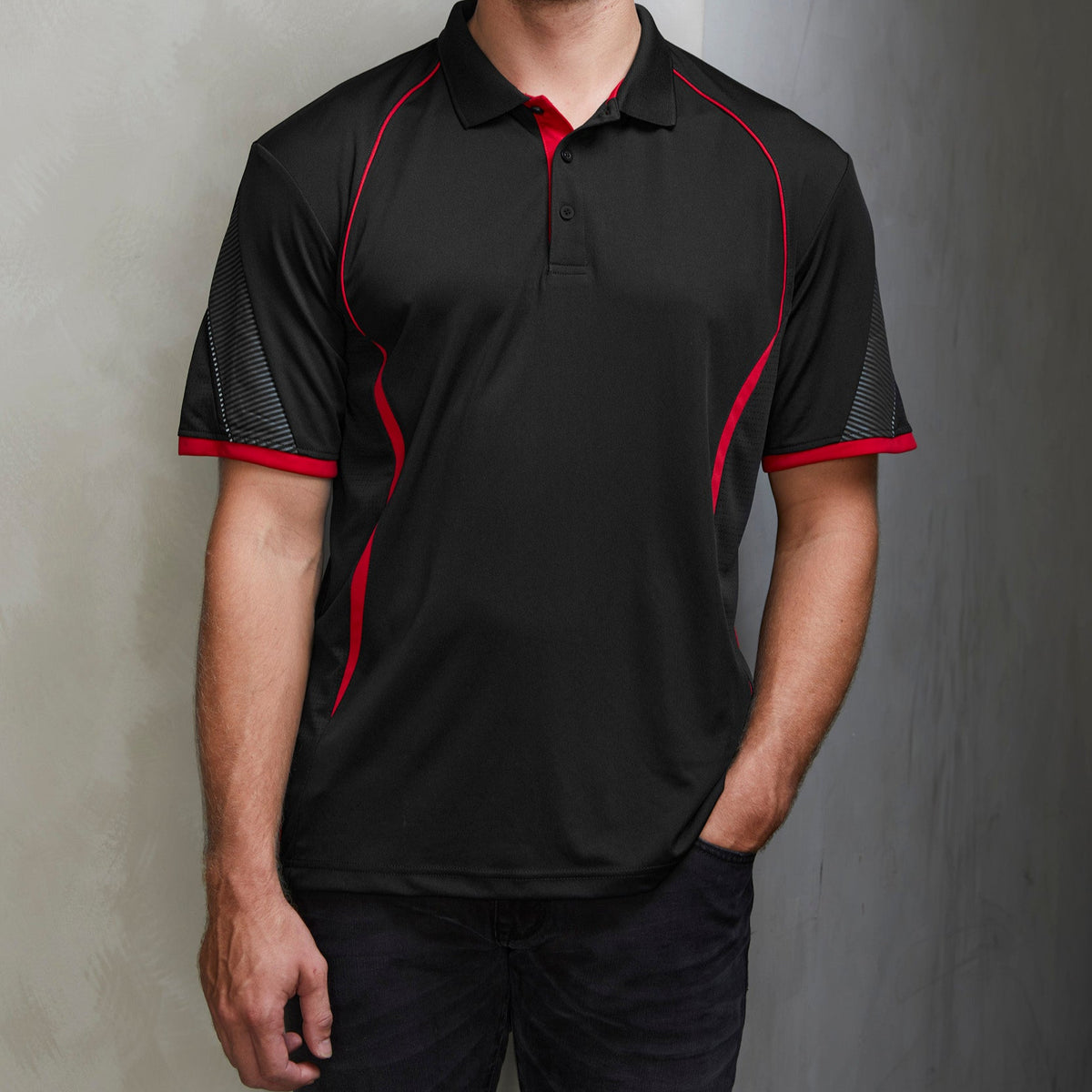 Mens Razor Short Sleeve Polo P405MS – Embroidery Art